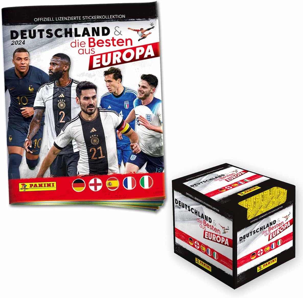 Panini | Deutschland 2024 & die Besten aus Europa Sticker | Box-Bundle