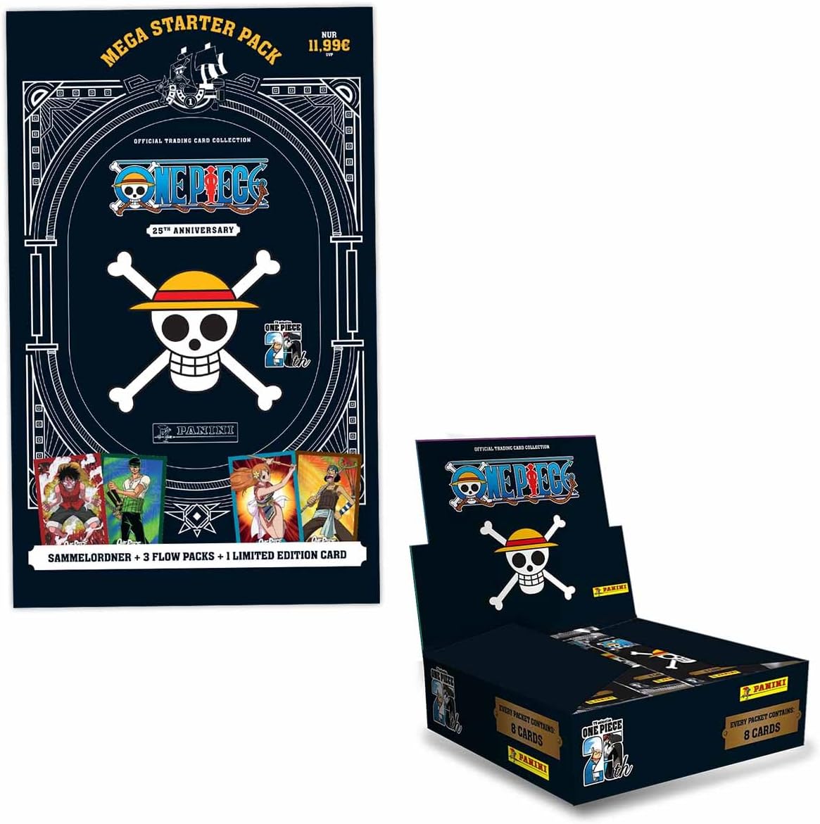 Panini | One Piece 25th Anniversary Trading Cards | Box-Bundle